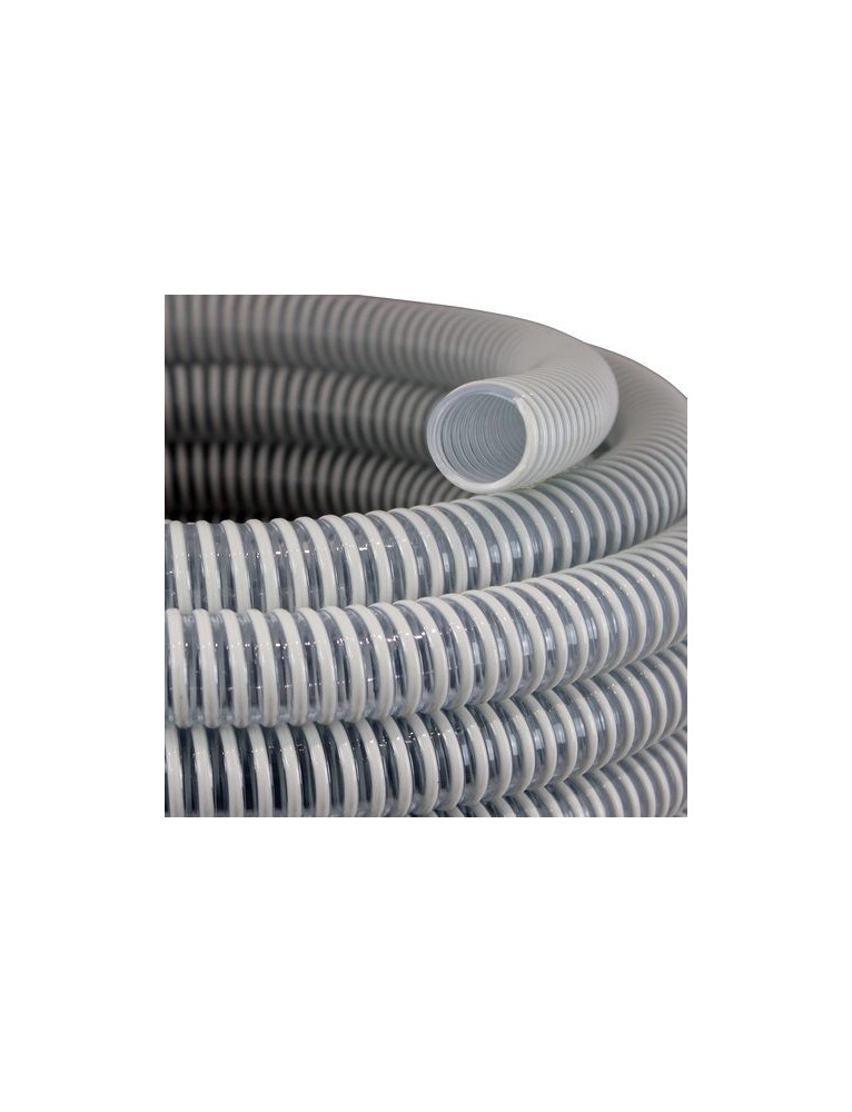 Tuyaux annelé, spiralé, transparent en PVC DN50 à 80